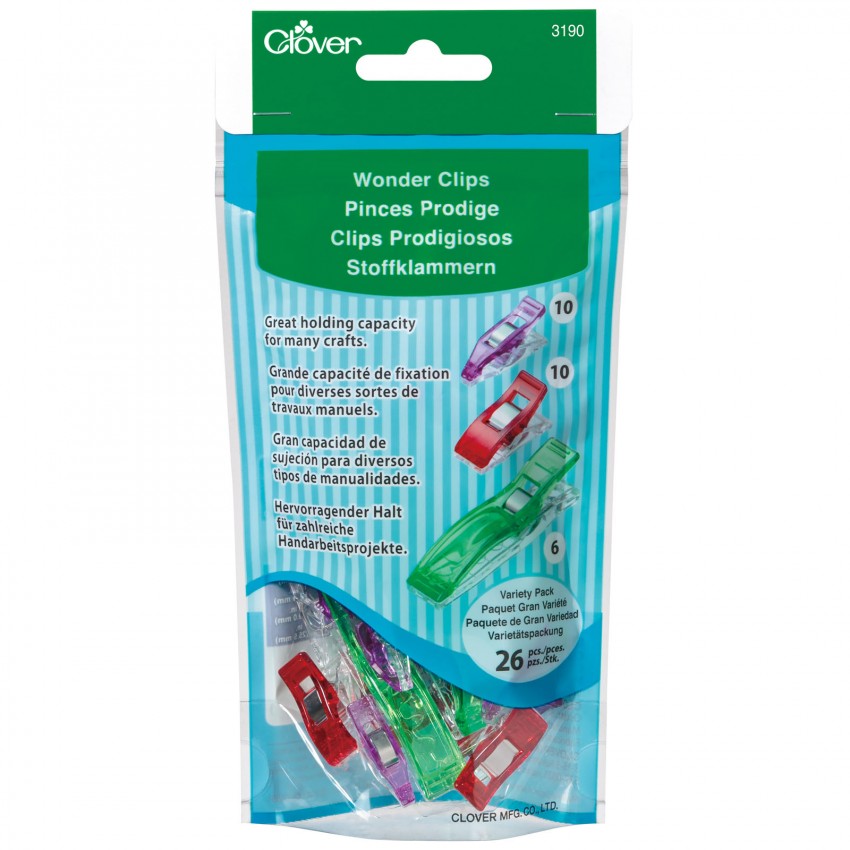 Clover Wonder Clips, Variety Pack – Fiber Snob